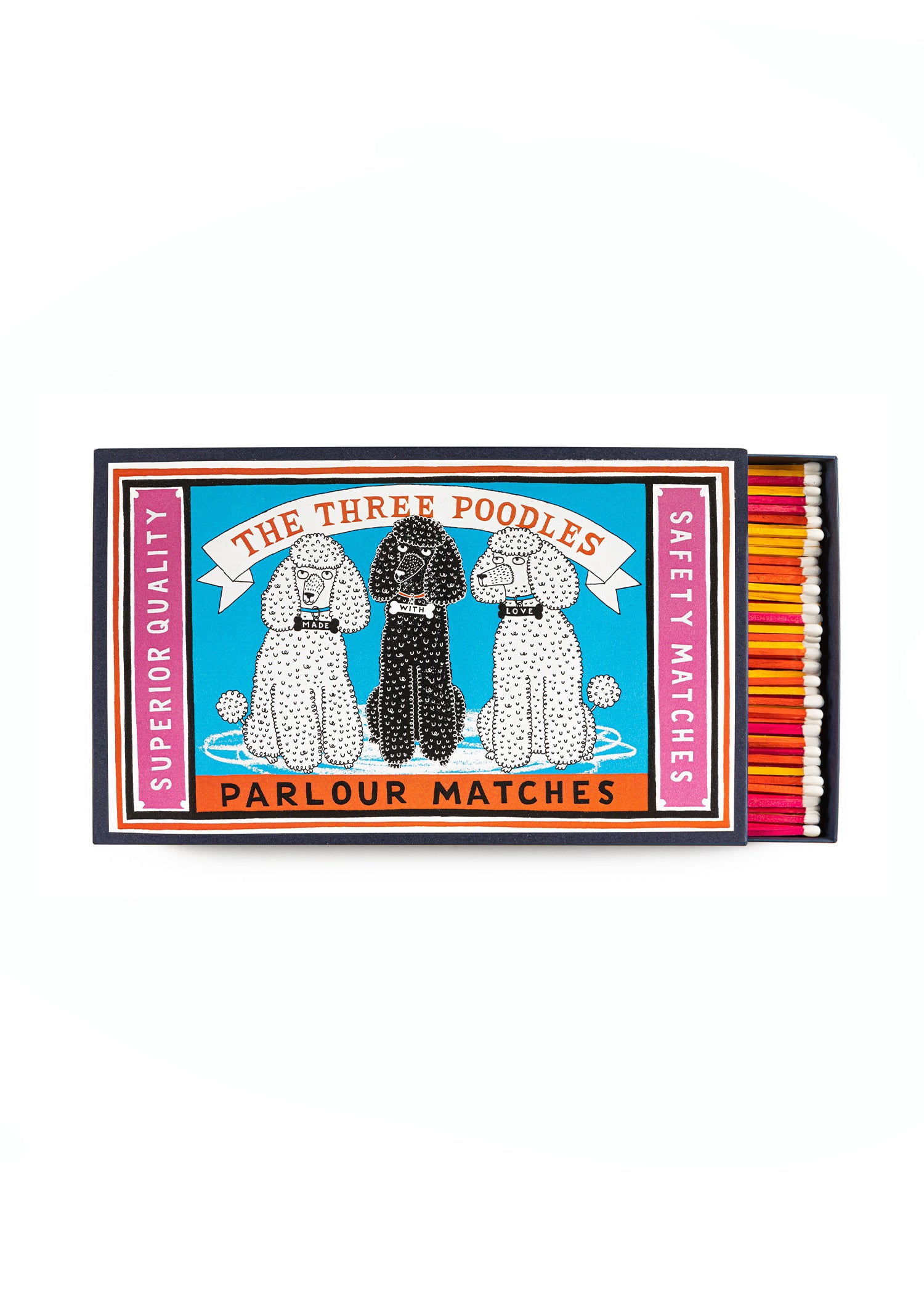 Reuze Luciferdoos Three Poodles van Archivist Gallery